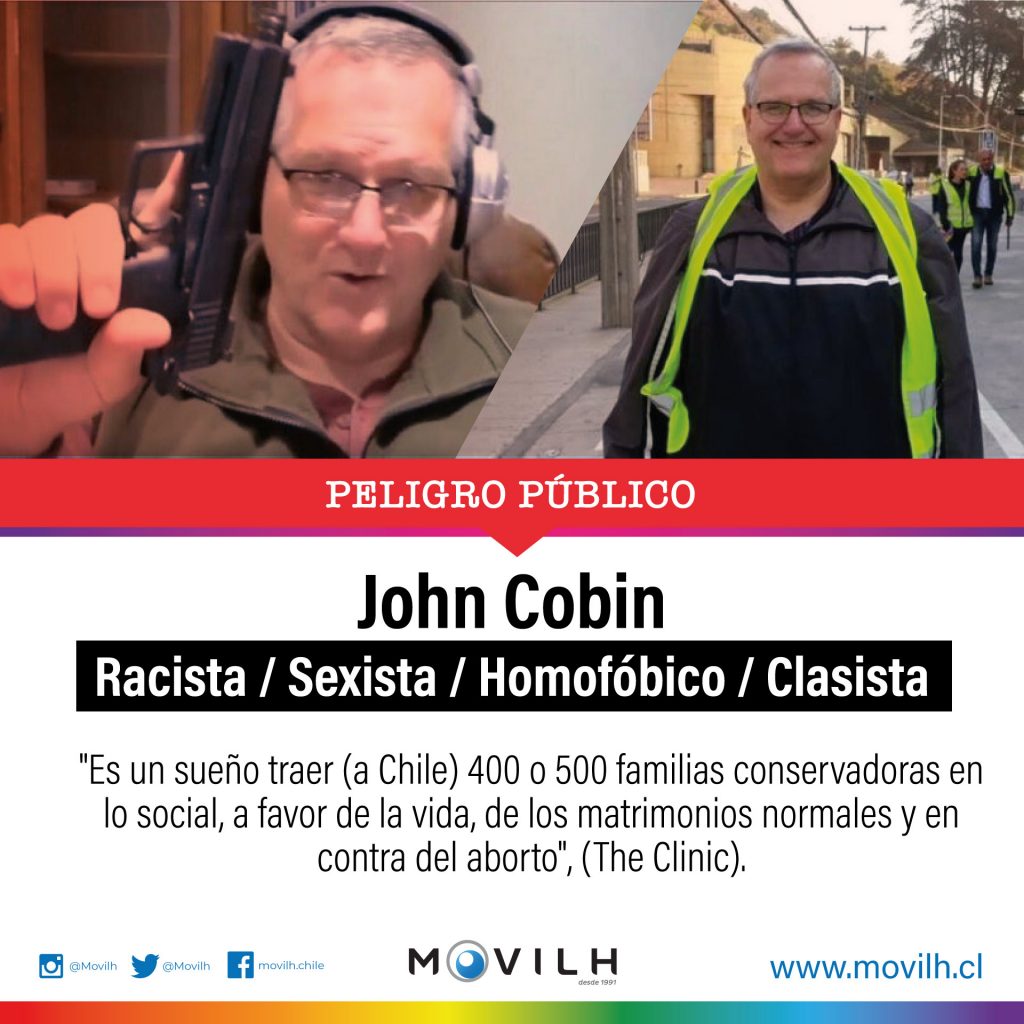 Advierten que John Cobin es un peligro y piden investigar sus redes y ...